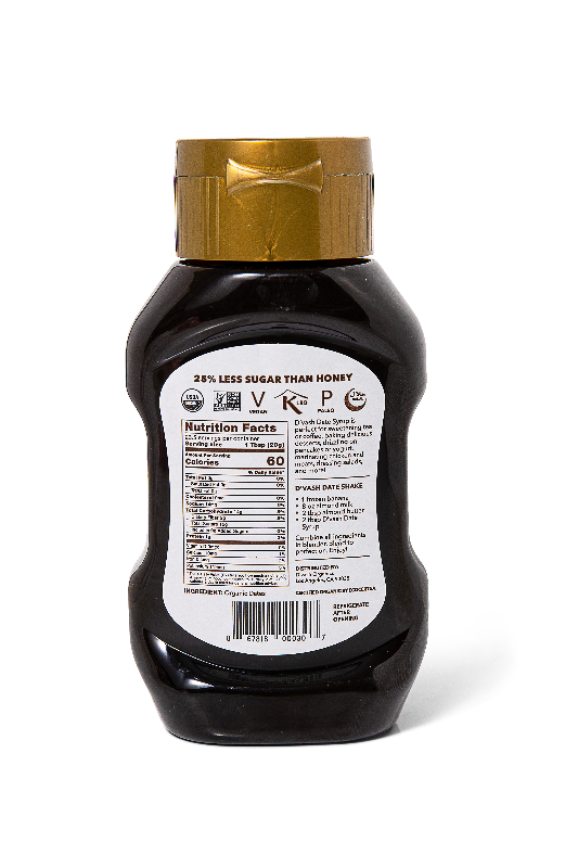 Organic Date Syrup (16.6 oz) | D'vash Organics